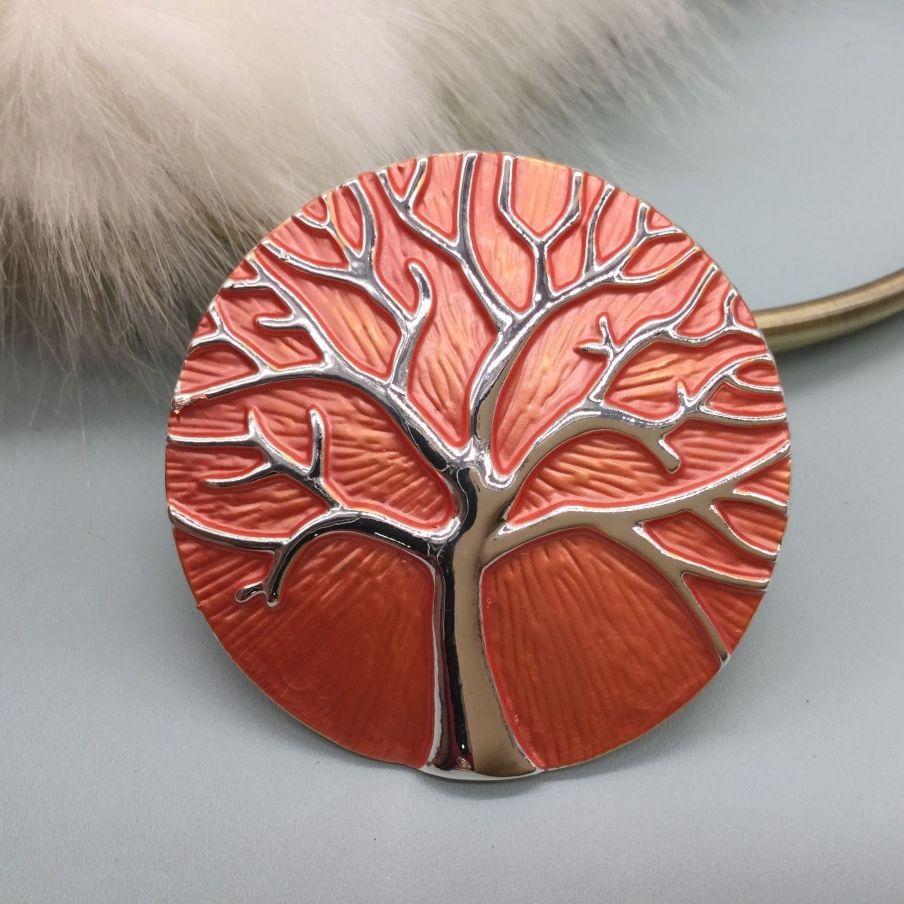 NEW! Tree Of Life Magnetic Brooch – Edge Scarves